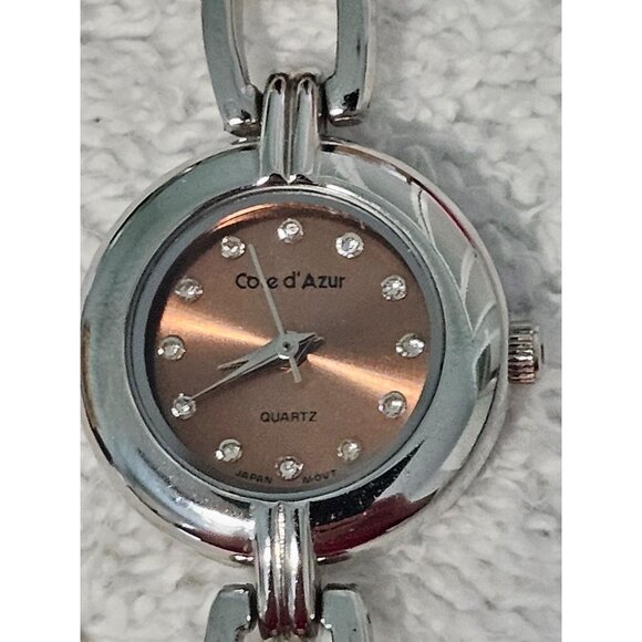 Coe D'Azur | Jewelry | Coe Dazur Quartz Watch Stainless Steel Back ...